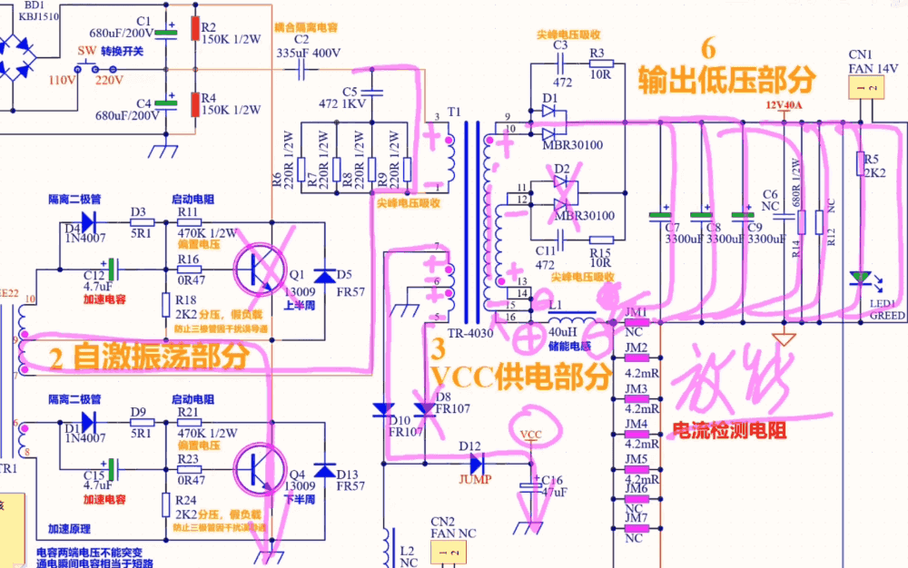 TL494（KA7500）经典明纬开关电源工作原理-智能工控